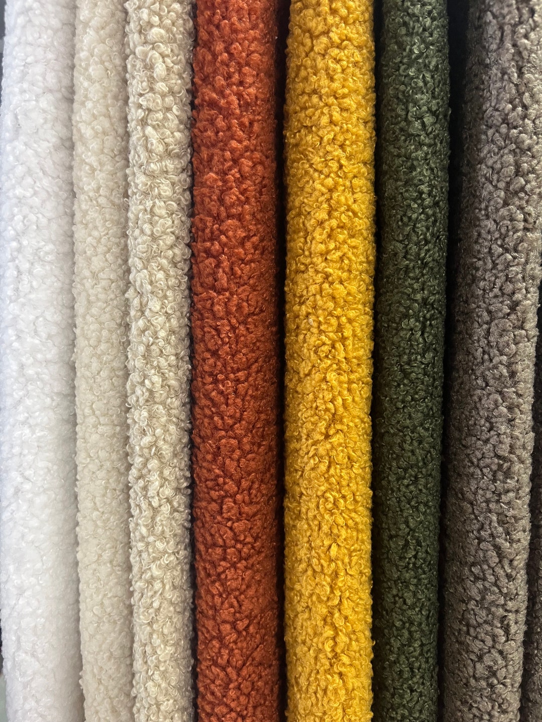 Nando Sherling Boucle Upholstery Fabric by the Yard-sherling Boucle ...