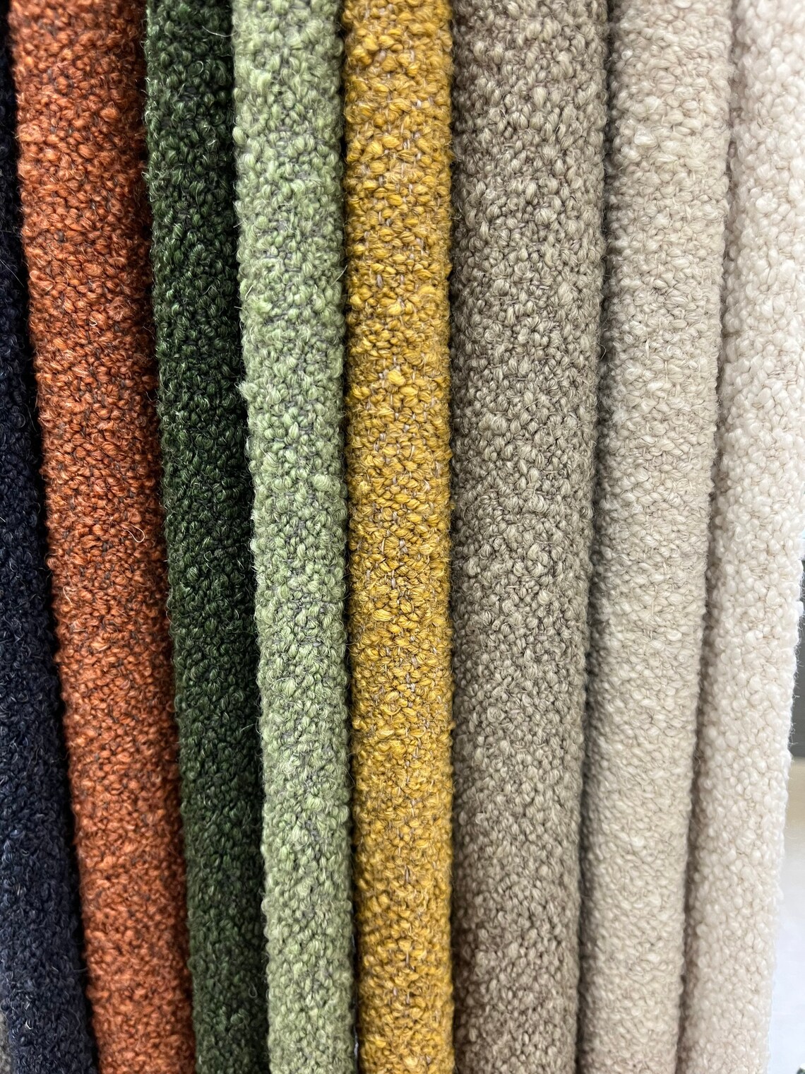Sage Boucle-green Boucle-boucle Fabric-boucle-upholstery Boucle ...