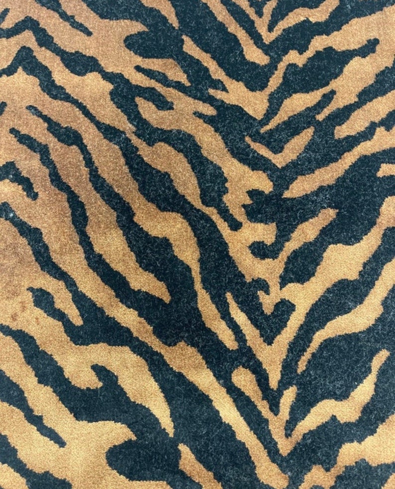 Velvet-velvet Fabric-tiger Print-animal Print Fabric-upholstery Velvet ...