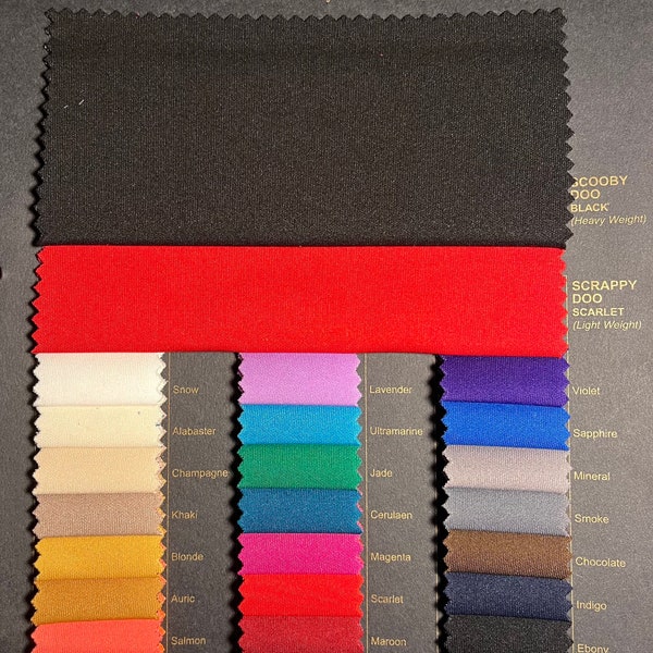 Scuba Knit Fabric - Etsy