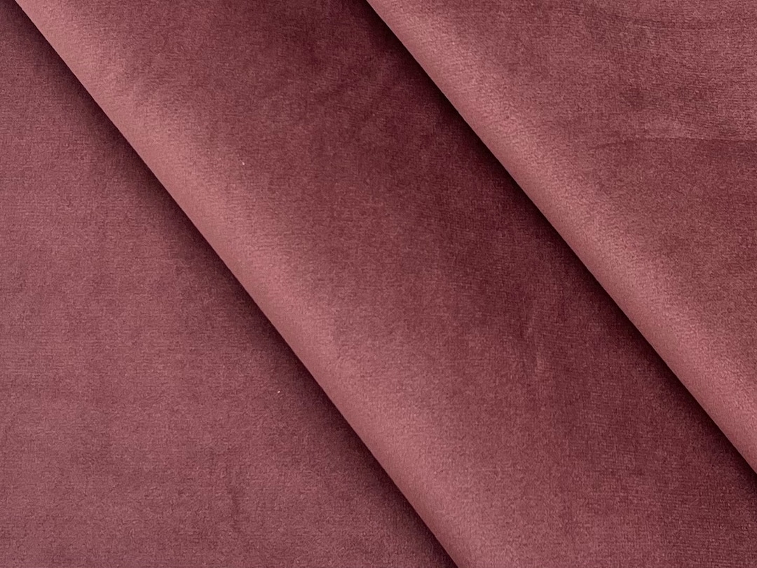 Velvet Upholstery Fabric-deep Mauve Velvet Fabric-upholstery Fabric ...