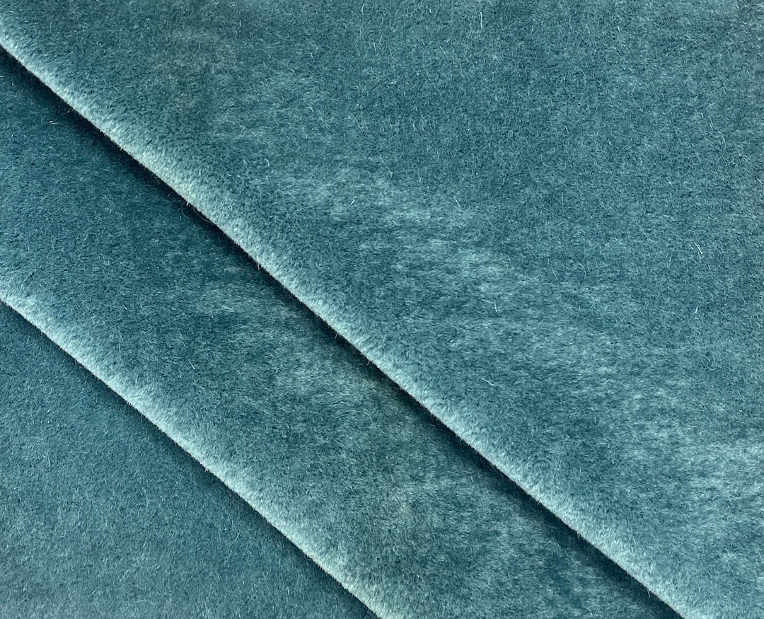 Bella Blue Mohair-blue Mohair-mohair Fabric-mohair-upholstery Fabric ...
