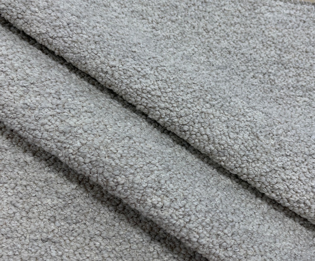 Cement Boucle-gray Boucle-boucle Fabric-boucle-upholstery Boucle ...