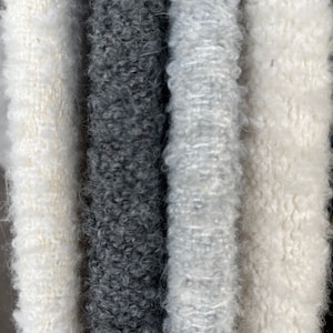 Cream Gray Ivory Boucle-boucle Fabric-upholstery Fabric-furniture ...