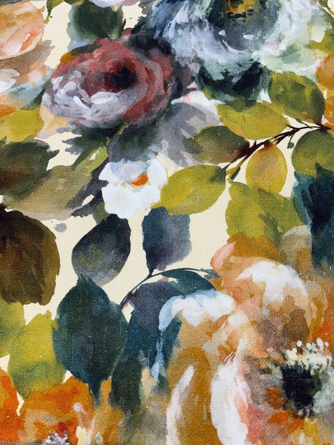 Floral Print Fabric-upholstery Fabric-upholstery-contemporary Fabric ...