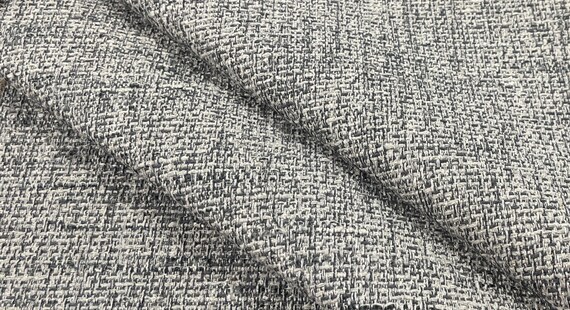 Charcoal Tweed-gray Tweed-tweed Fabric-gray - Etsy