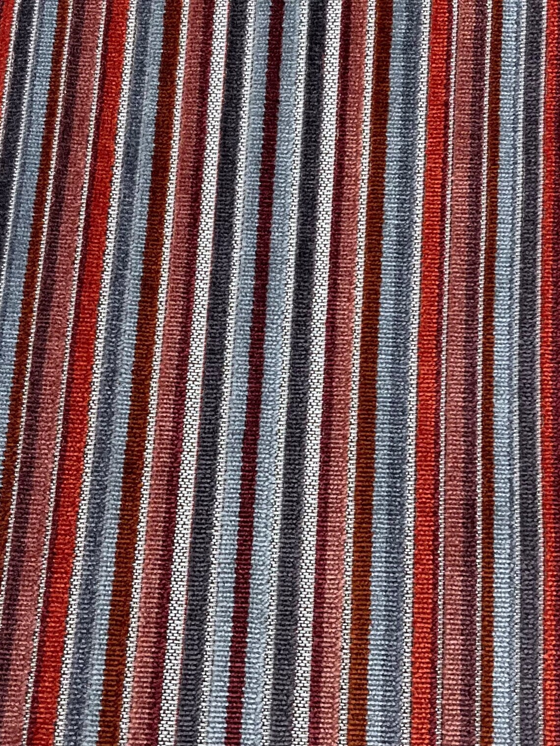 Striped Upholstery Fabric Remnant, Closeout Markdown - Etsy
