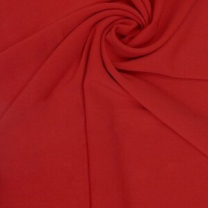 Venetian Red Crepe Fabric-crepe Fabric-poly Crepe-bridal Fabric-apparel ...