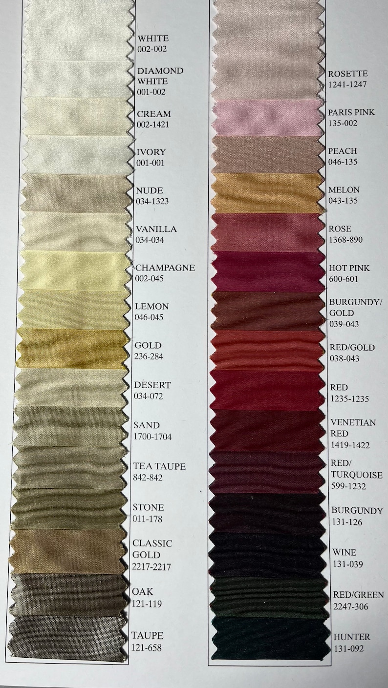 Taffeta•taffeta Fabric•silk Taffeta•bridal Fabric•76 COLORS!! - Etsy