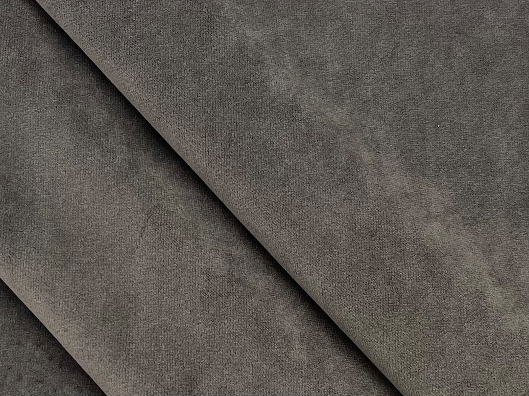 Velvet Upholstery Fabric-taupe Velvet Fabric-upholstery Fabric-home ...