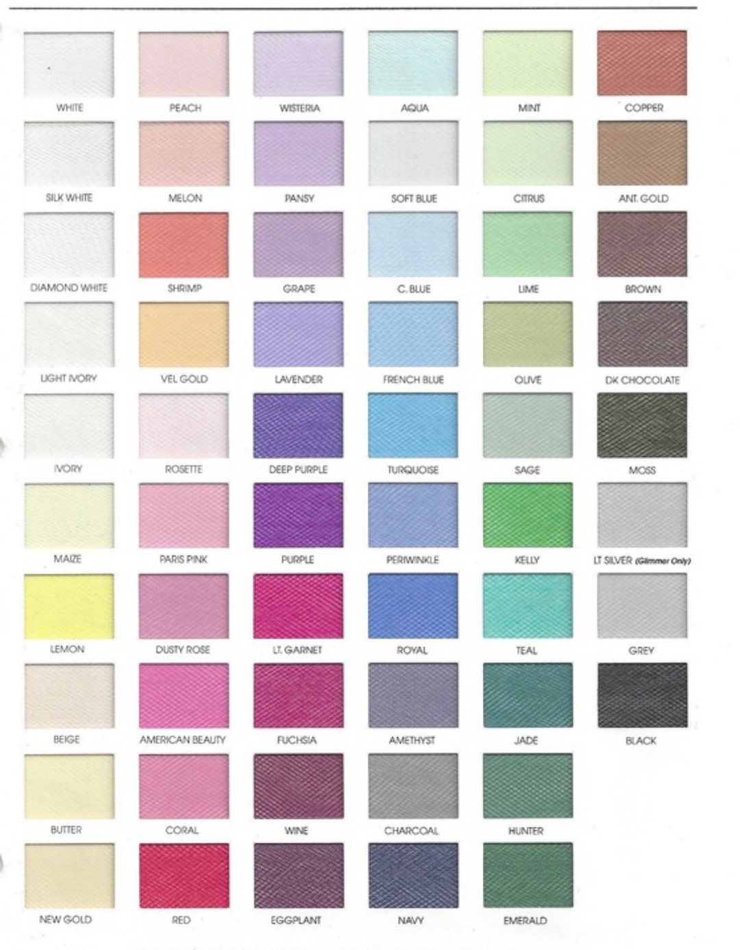 Tulle Fabric-tulle-custom Tulle-netting-mesh-58 Colors! - Etsy