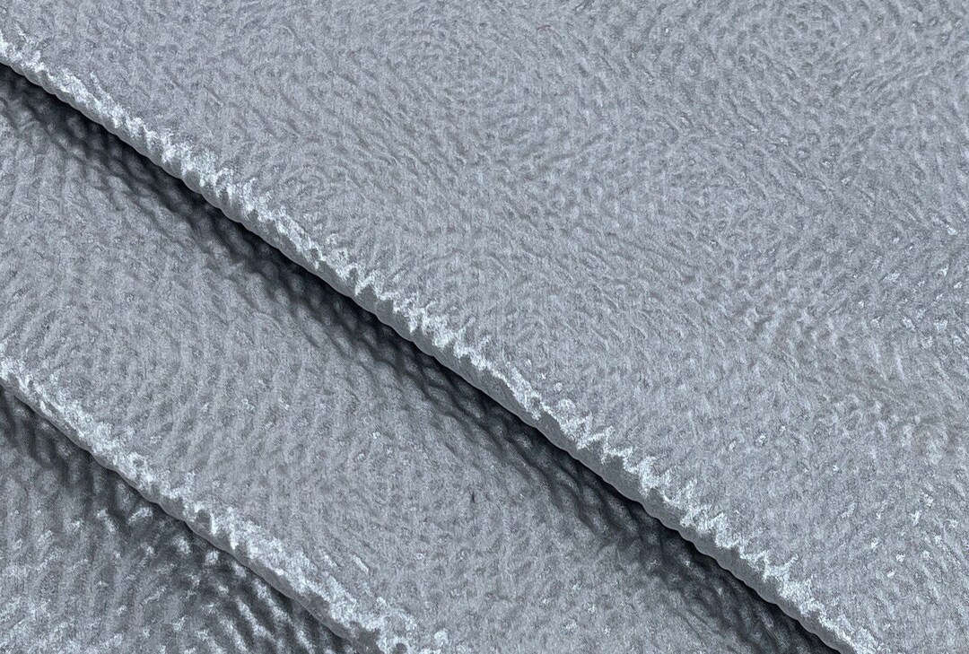 Crushed Silk Satin-silk Satin- Silver Silk Satin - Etsy