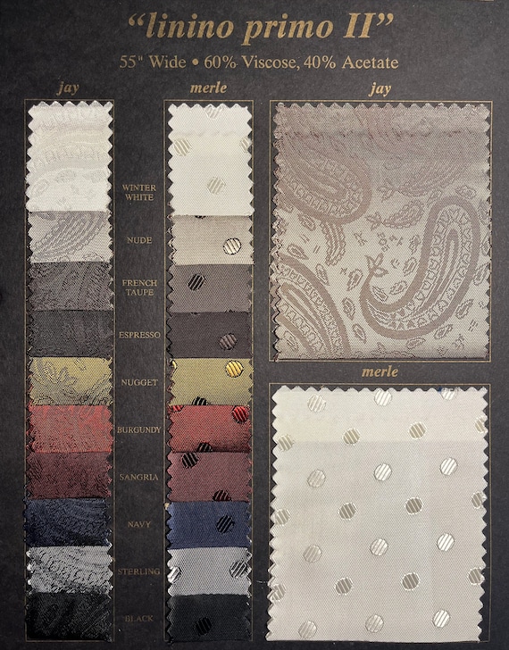 Lining-lining Fabric-paisley Lining-polkadot Lining-suit - Etsy