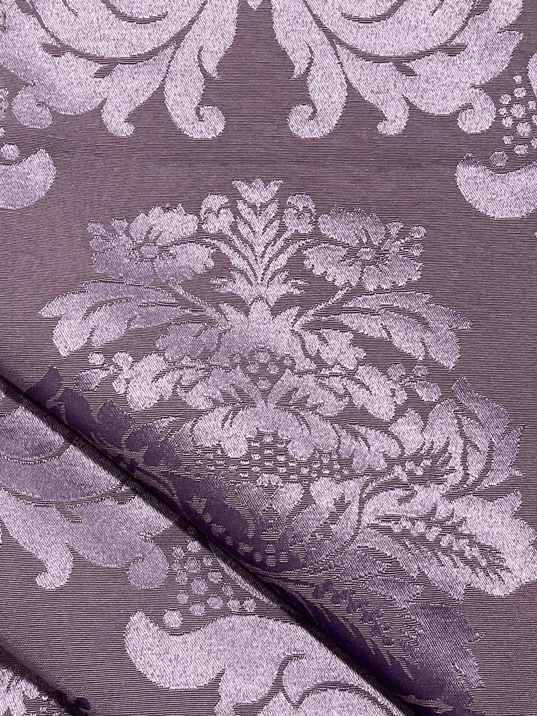Dana Damascus-plum Damascus-plum Upholstery-plum Damask-damascus ...