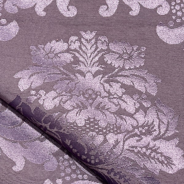 Purple Damask Upholstery Fabric - Etsy