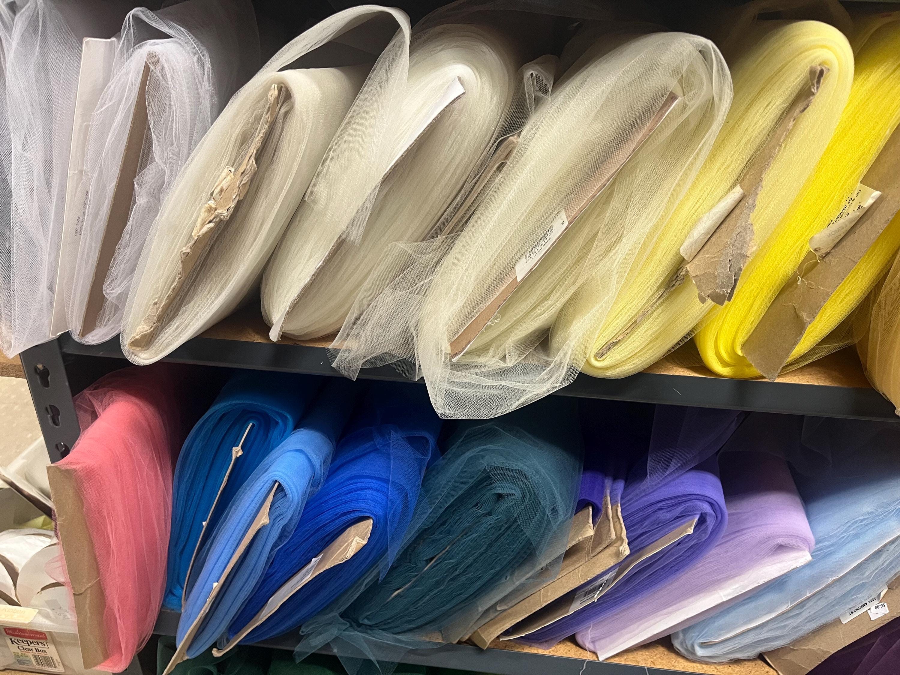 Tulle Fabric-tulle-100% Nylon Tulle-netting-mesh-58 Colors! - Etsy