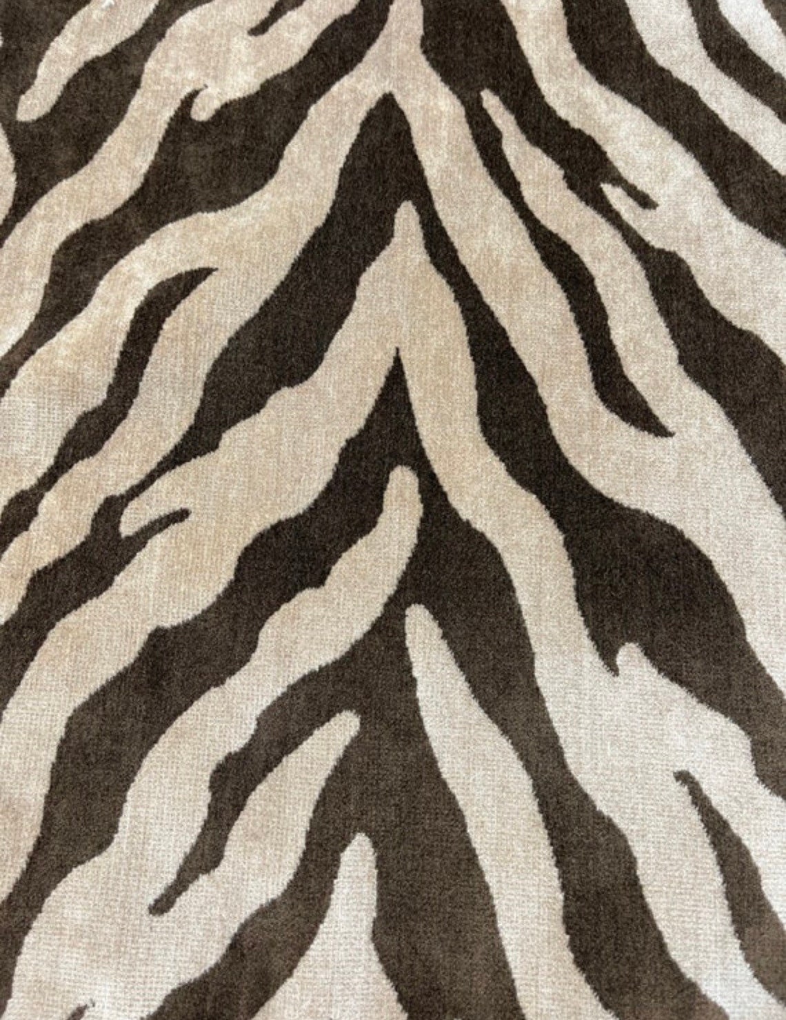 Zebra Velvet-velvet Fabric-animal Print Fabric-upholstery Fabric ...