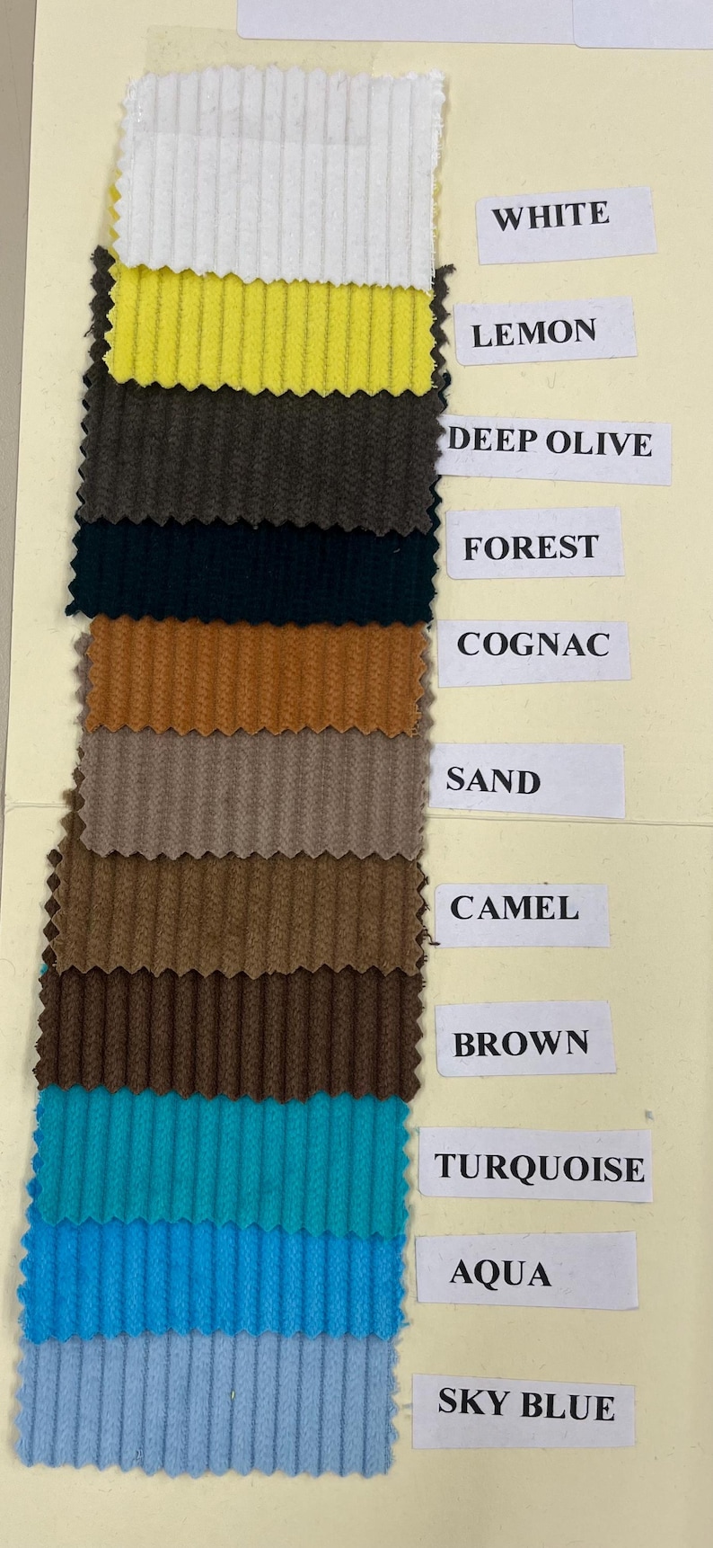 Gordy Corduroy Fabric-100% Cotton Corduroy Fabric-6 Wale Corduroy ...