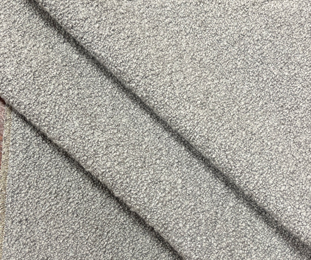 Ash Boucle-gray Boucle-boucle Fabric-boucle-upholstery Boucle ...