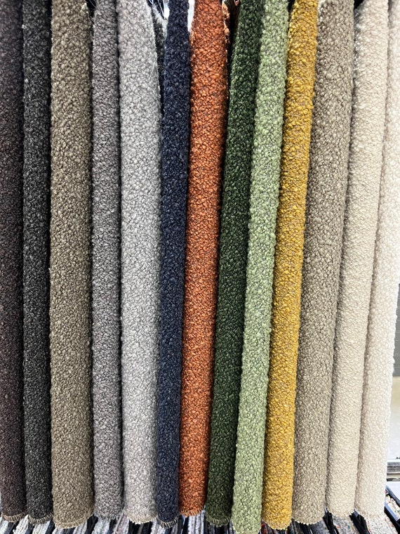 Fabric White Boucle-Ash Boucle-Pebbled Boucle-Boucle Fabric-Boucle ...