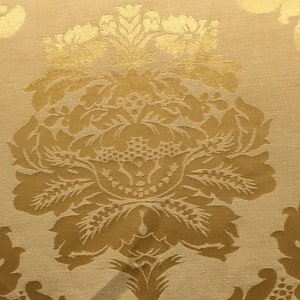 Dana Damascus-gold Damascus-gold Upholstery-gold Damask-damascus ...