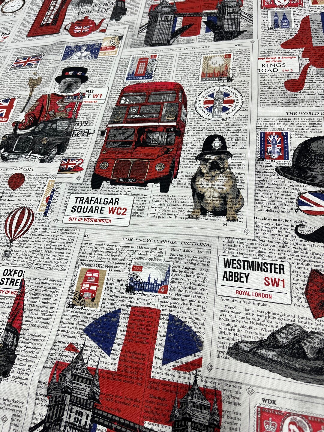 Cotton Upholstery-british Theme Upholstery Fabric-upholstery Fabric ...