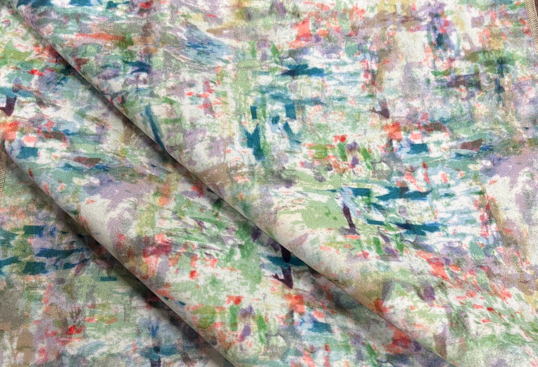 Micro Velvet-micro Velvet-floral Fabric-drapery Fabric-furniture Fabric ...
