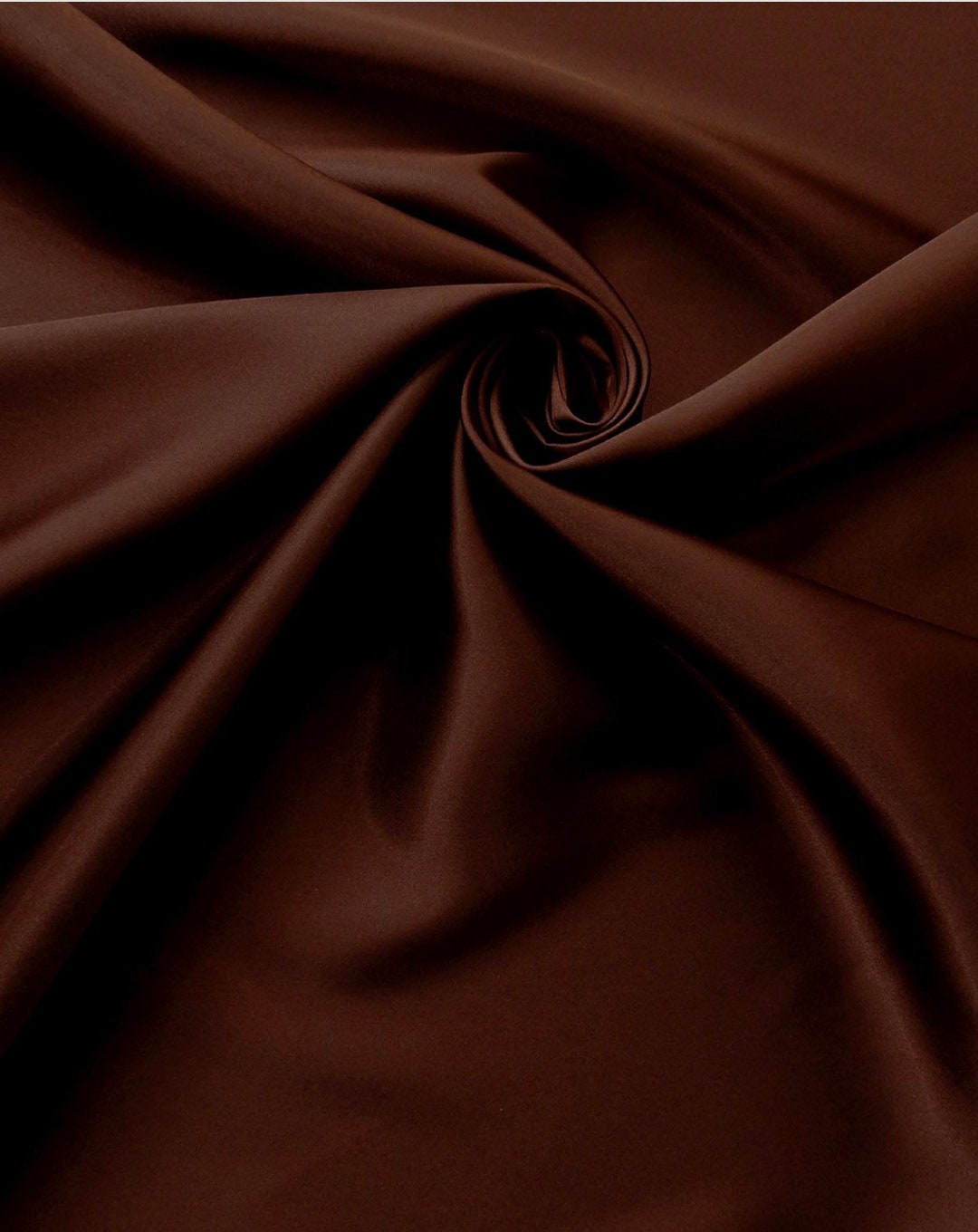 Brown Satin Charmeuse-brown Fabric-satin-satin Charmeuse-poly Satin ...