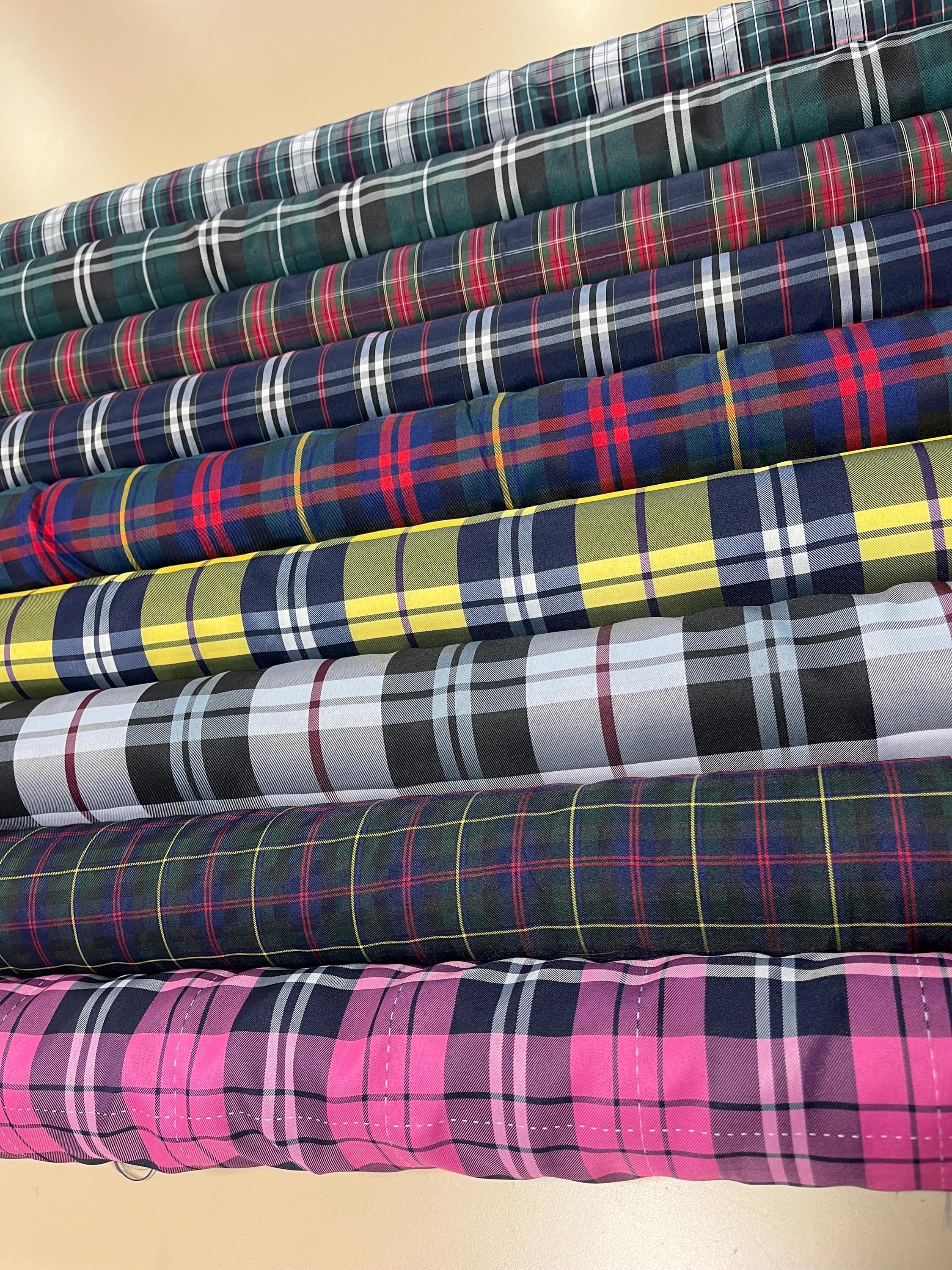 Tartan Fabric-100% Polyester Tartan Cloth-tartan Plaid-plaid Fabric ...
