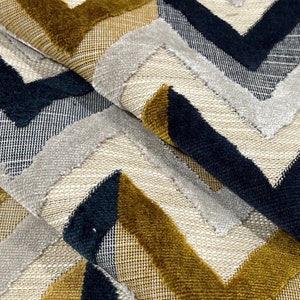 Geometric Upholstery Fabric by the Yard-upholstery Fabric-2 Colors - Etsy