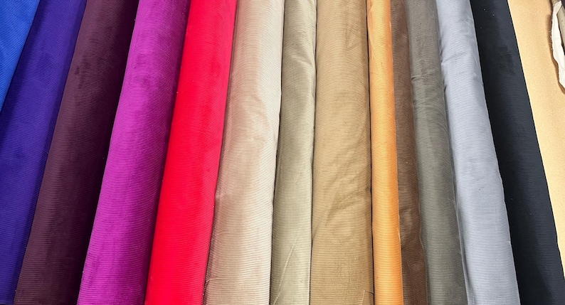 Gordy Corduroy Fabric-100% Cotton Corduroy Fabric-6 Wale Corduroy ...