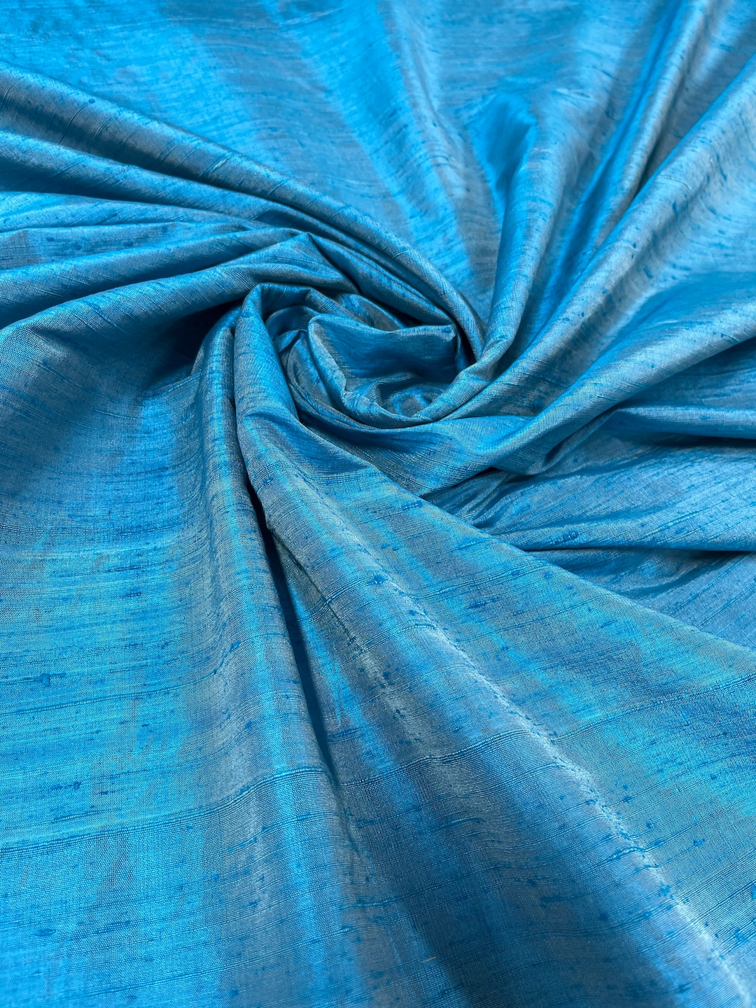 Blue Dupioni-silk Dupioni Fabric-silk Fabric-silk-bridal Fabric-apparel ...