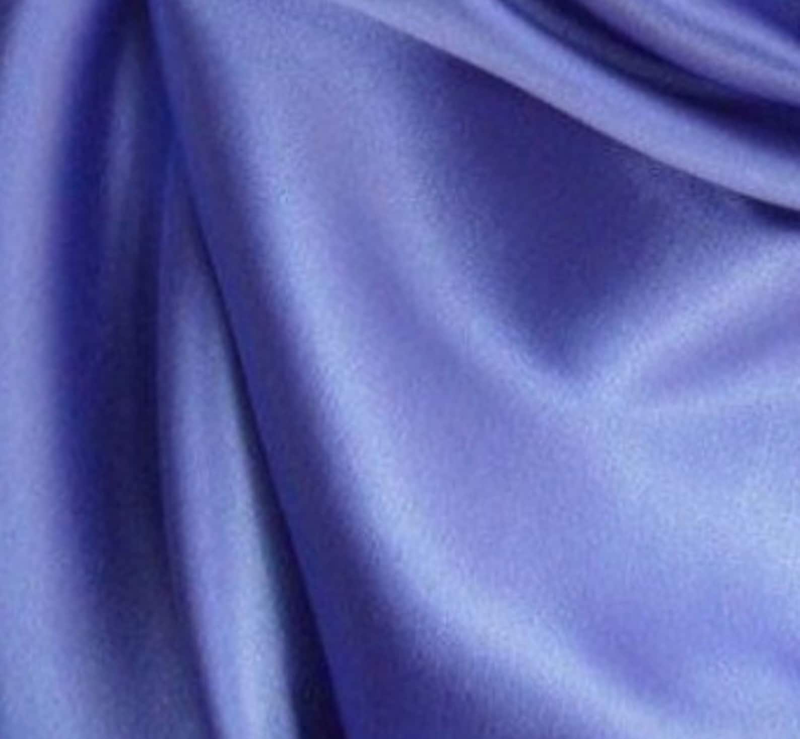 Periwinkle Stretch Charmeuse-periwinkle Fabric-stretch - Etsy