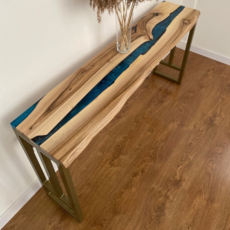 Live Edge Sofa Table - Etsy