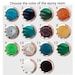 Modern Epoxy Resin Wall Clock, Unique 20 Inch Clock, Personalized ...
