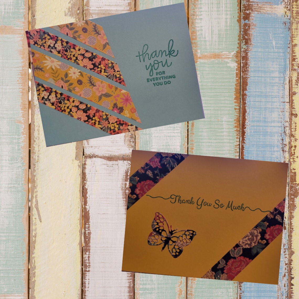 Thank You Cards, Assorted Bundle, Handmade, Pack of 10, Blank Inside - Etsy