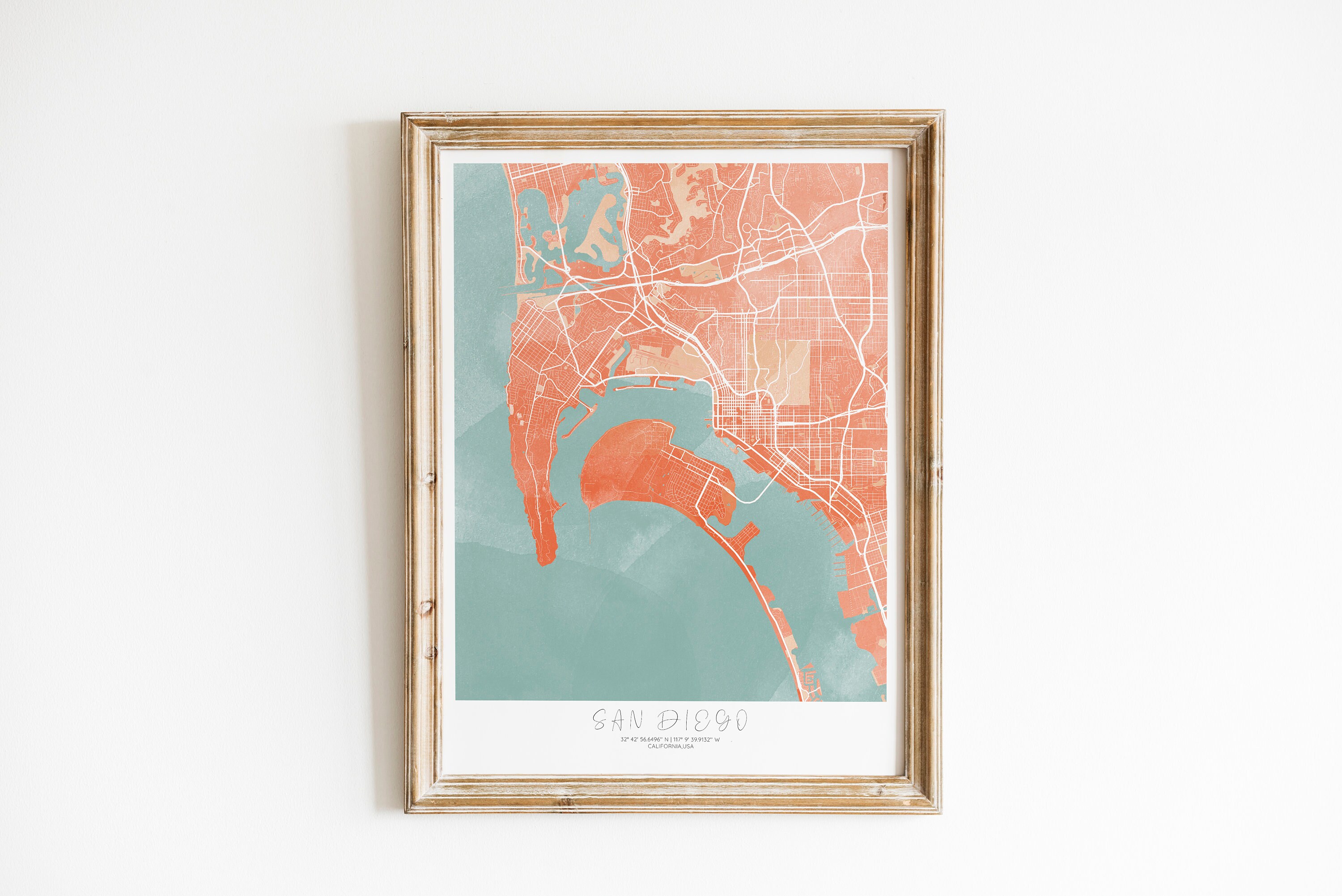 Watercolor Custom City Map Digital Download Printable Map - Etsy