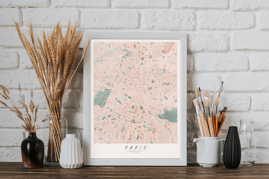 Custom City Map | Digital Download, Printable Map, Instant Download ...