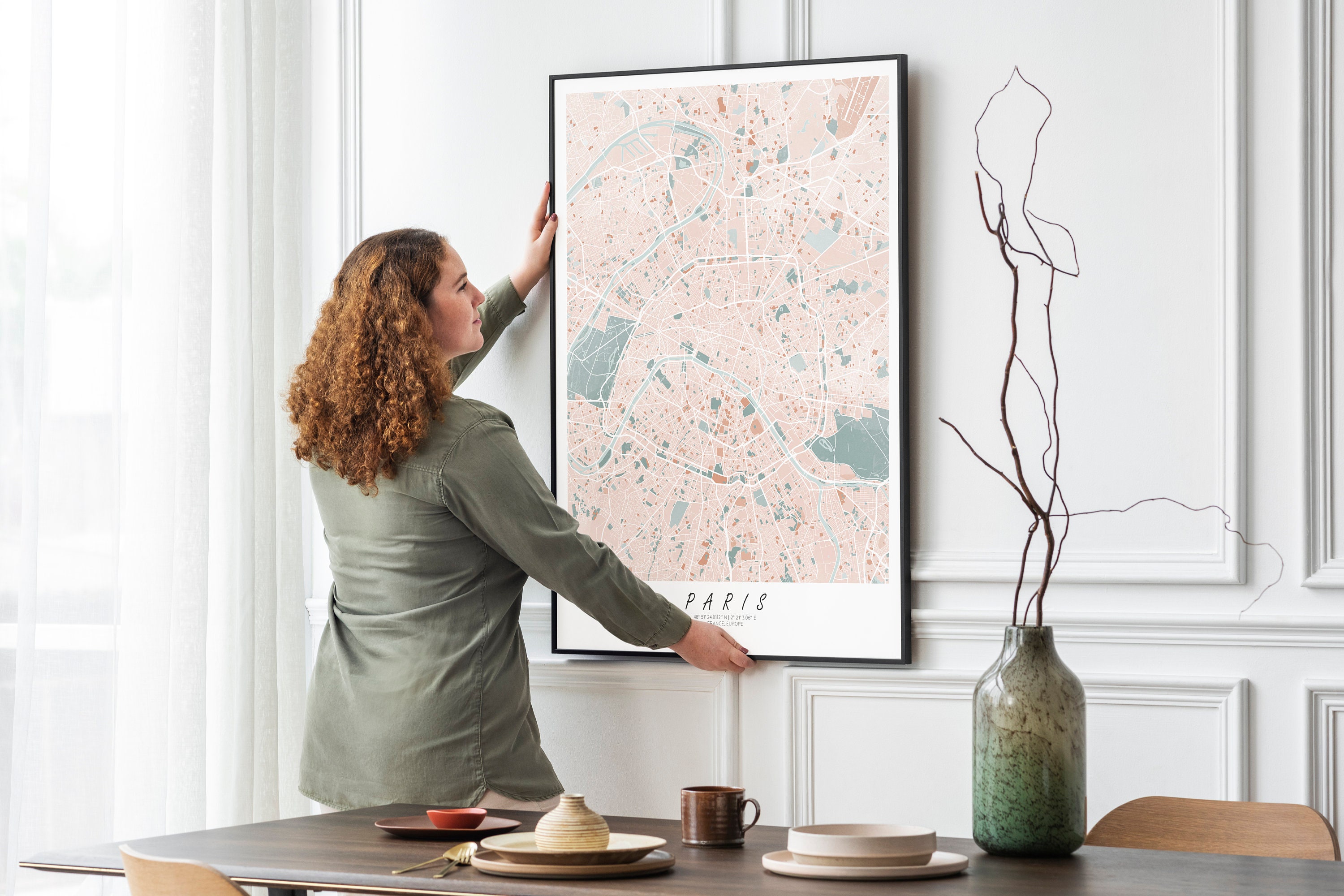 Custom City Map | Digital Download, Printable Map, Instant Download ...