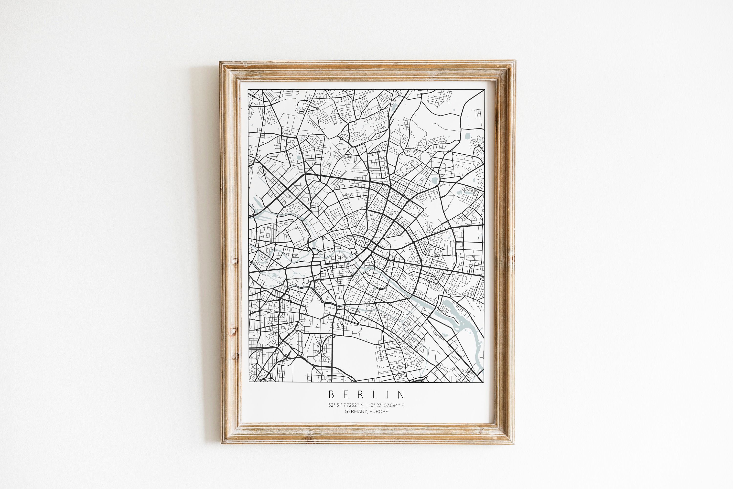 Custom City Map Digital Download, Printable Map, Instant Download ...