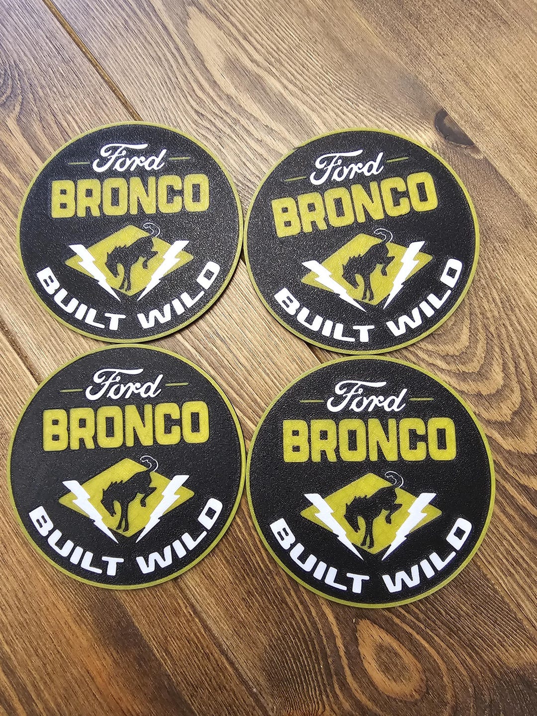 Handcrafted Ford Bronco Coasters Set of 4 - Etsy