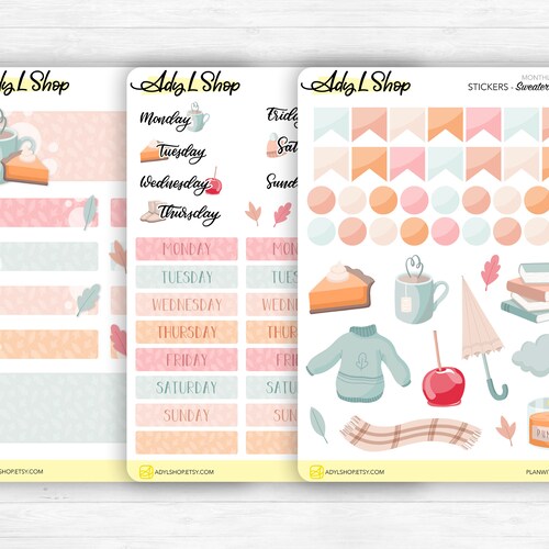 Erin Condren Planner Stickers Summer Kit Printable | Etsy