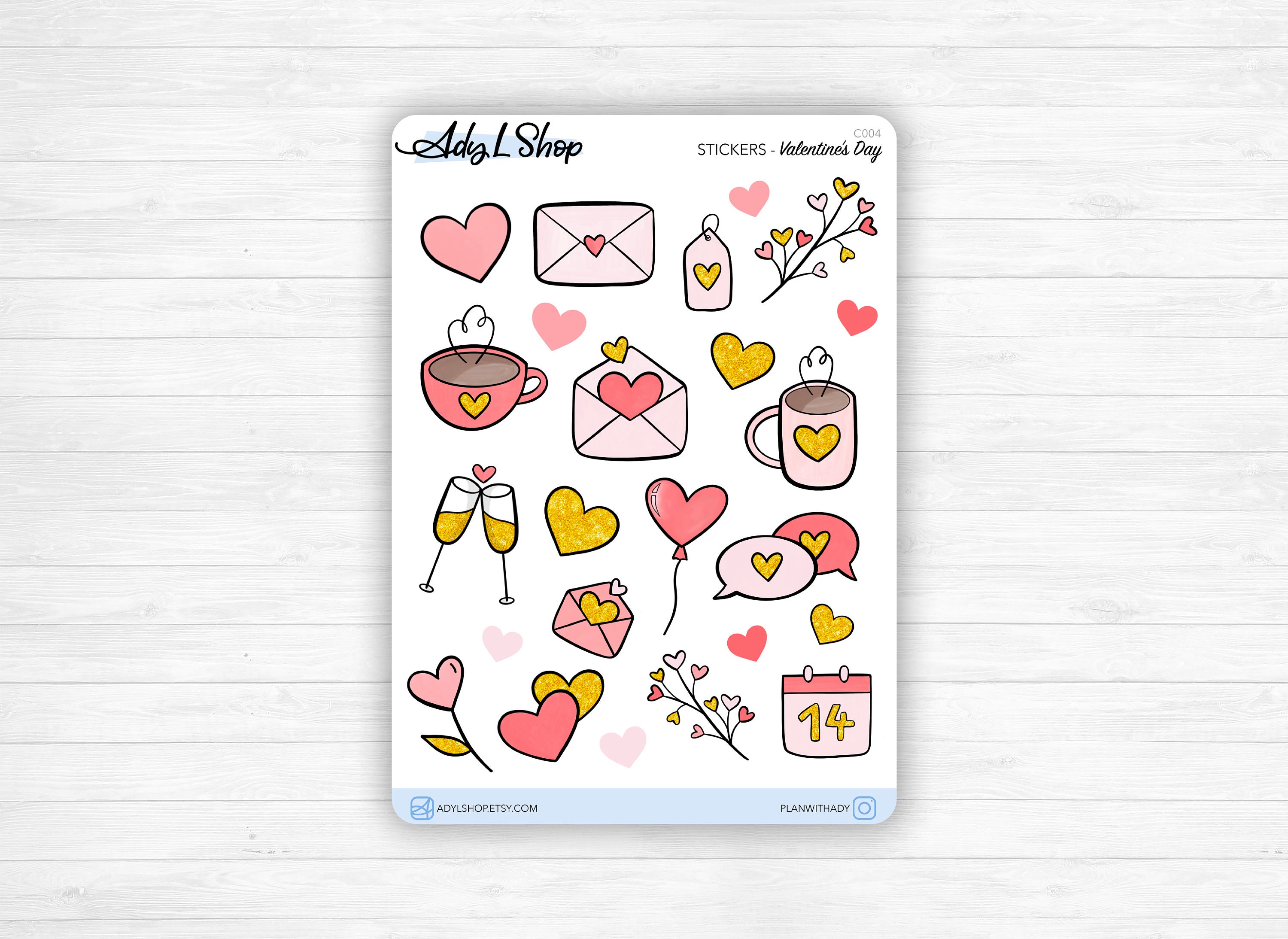 Paper Anniversary Stickers 5x7 Sticker Sheet couple stickers Be Mine ...