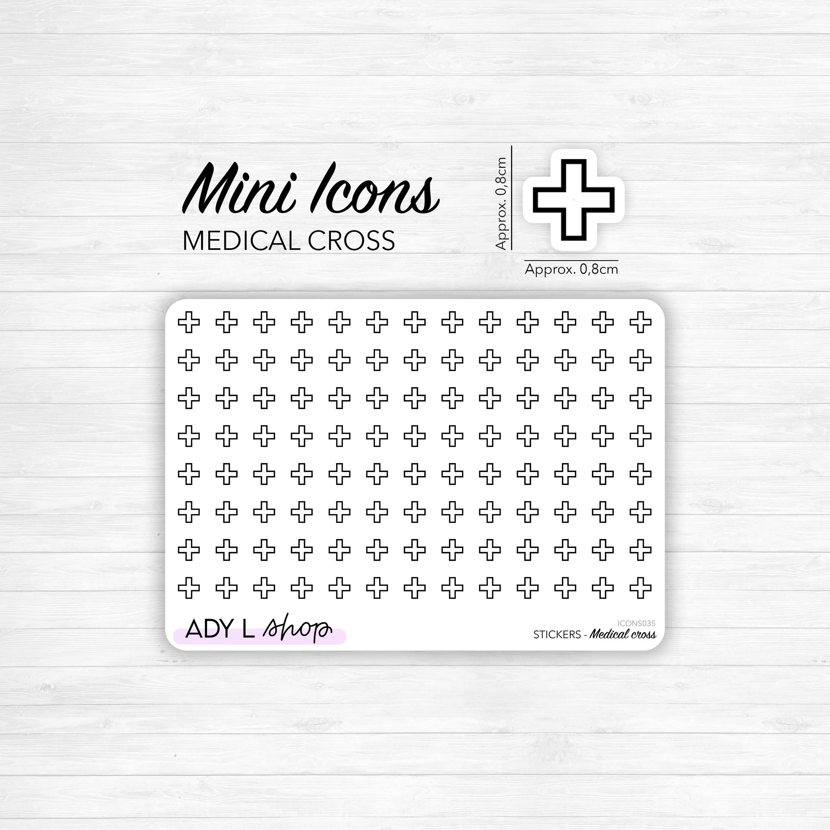 Medical Cross Black And White