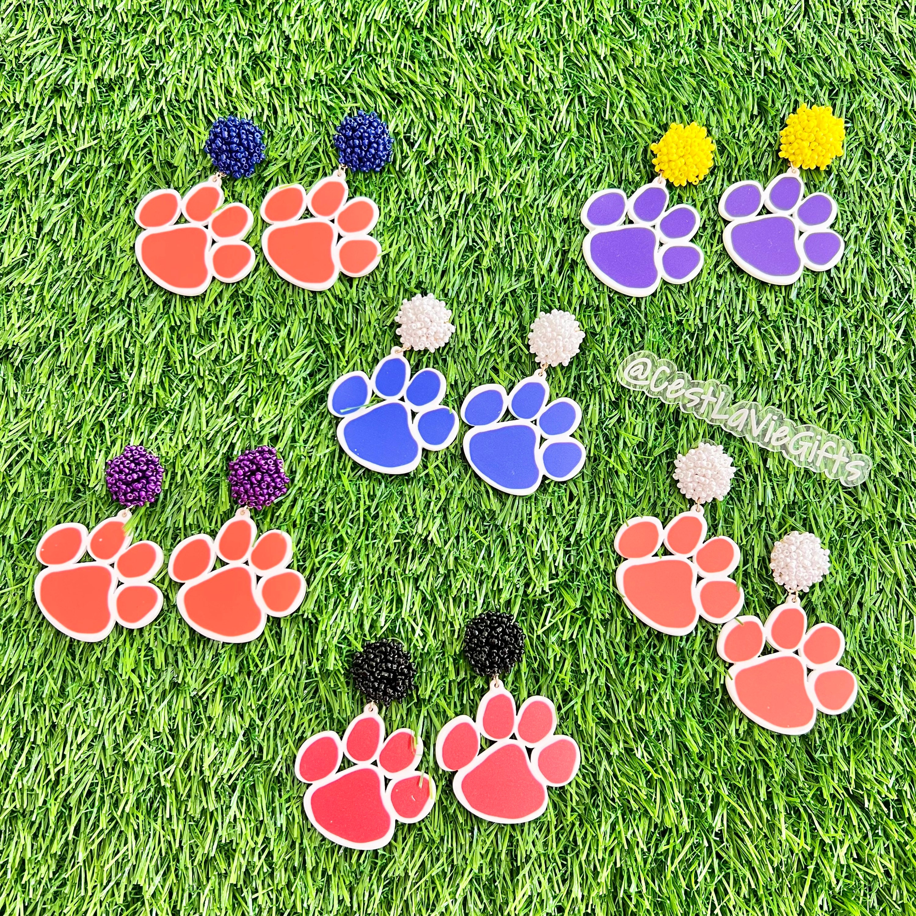 Lsu Tiger Paw Stencil