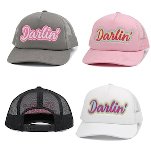 DARLIN Mesh Back Baseball Hat or Cap - 3 Colors! Western - Howdy ...