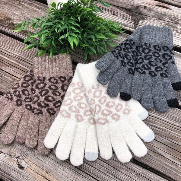Leopard Gloves - Etsy