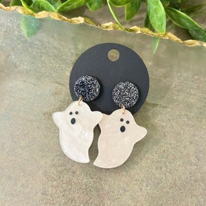BOO! Halloween Earrings! 3 Styles! Pumpkins & Ghost Earrings! Spooky ...