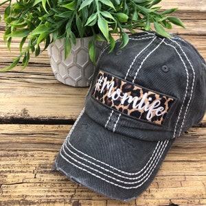 MOM LIFE Leopard Women's Baseball Cap or Hat ~ Several Colors! Great ...