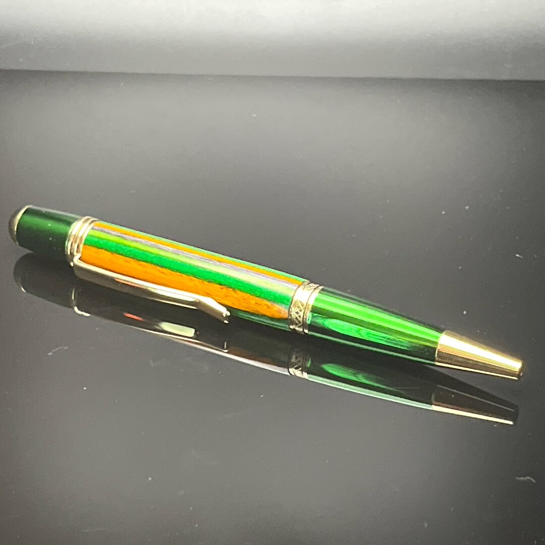 Handcrafted Wooden Ballpoint Pen - Elegant Writing Instrument, Perfect ...